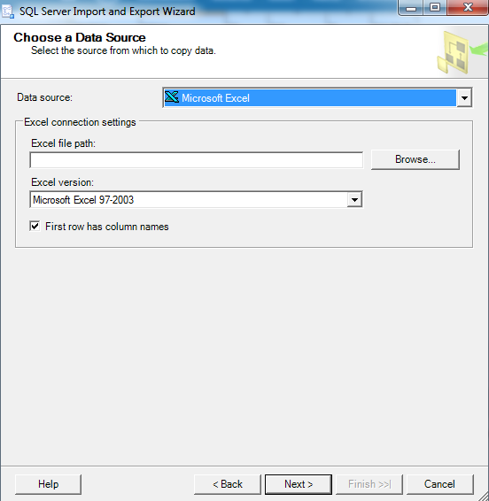 Import Excel File In SQL Server Using SSIS Package