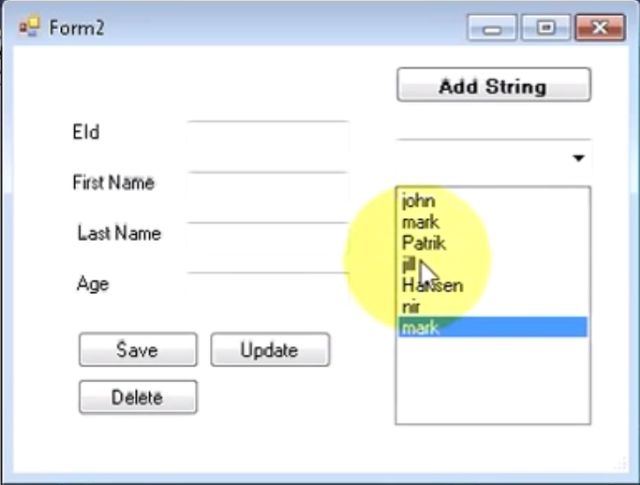 Link ListBox With DataBase in Windows Forms