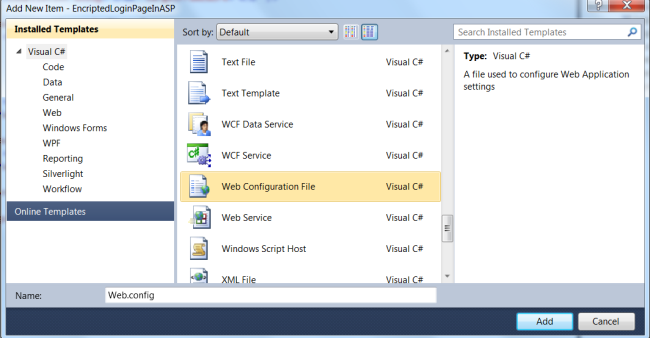 Form Authentication, Form Authorization and Storing Encrypted Values in ...