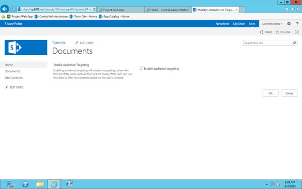 SharePoint 2013 - Document Library & List Settings SharePoint 2013 - Document Library & List Settings