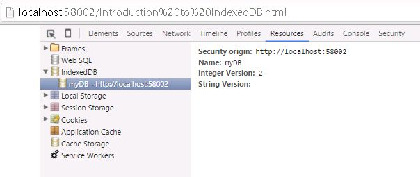 Introduction to IndexedDB