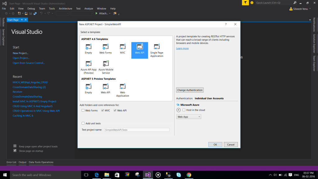 Web API With AngularJS