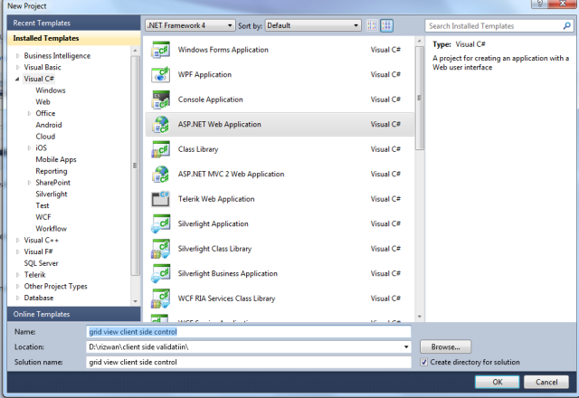 Client Side Validation For Email In ASP.NET