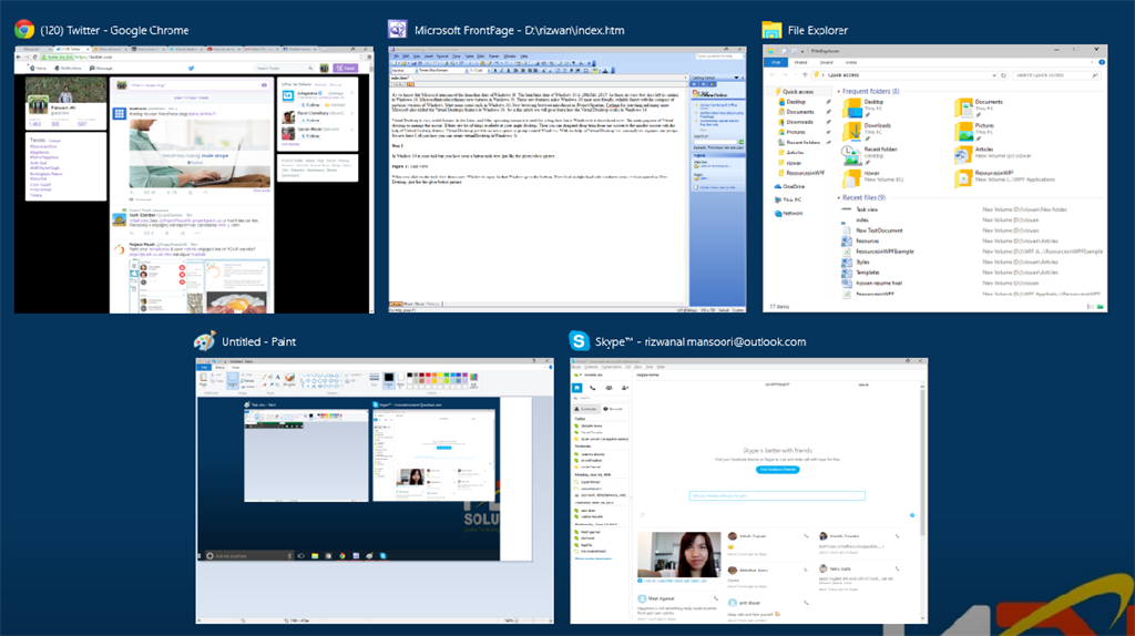 How to Create and Manage Virtual Desktops in Windows 10