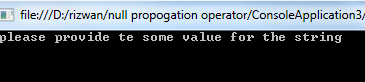Null Propagation Operator In C# 6.0