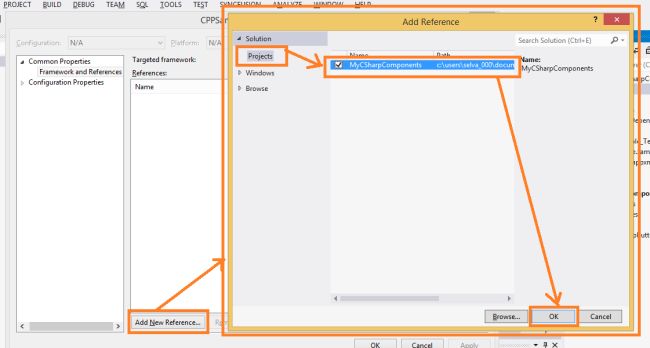Use C# Windows Stores Components in C++ Stores Components