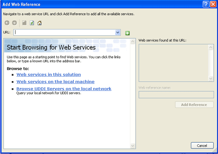 Consuming a Web Service in a Windows Application - 2nd Method