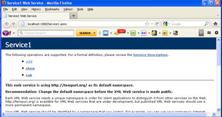 MessageName property of WebMethod in Web Services