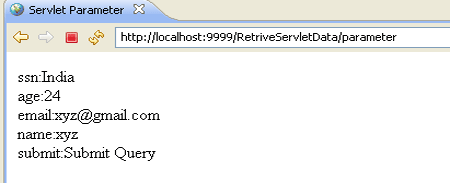 How to Retrieve Data from an HTML Page Using a Servlet