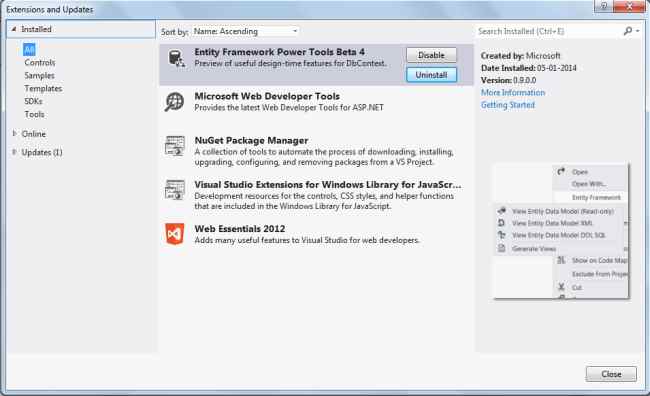 Code First Approach in Entity Framework