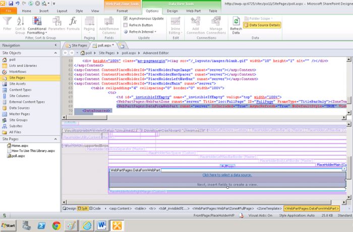 Create Poll WebPart Using SharePoint