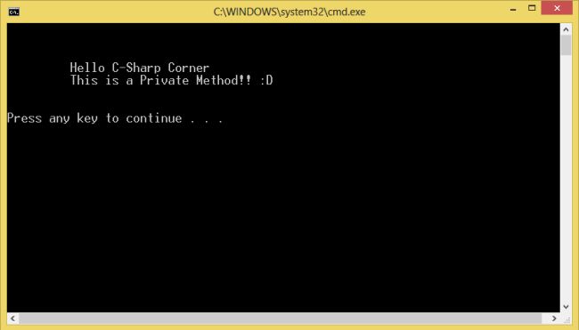 How To Access Private Method Outside The Class In C 