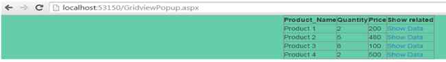 Open Another Gridview In Pop Up Using Bootstrap Modal Pop Up