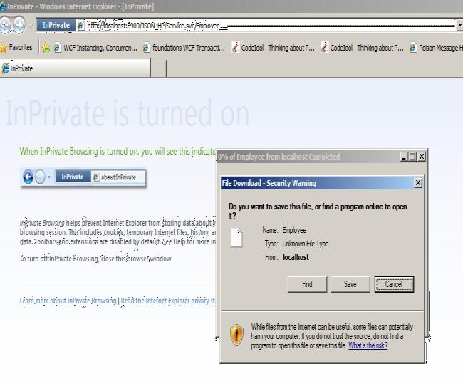 Consuming WCF JavaScript Object Notation (JSON) Consuming WCF JavaScript Object Notation (JSON)