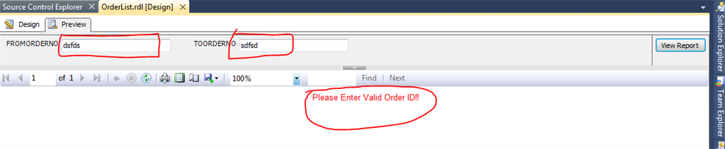 Numeric Field Validation in SSRS