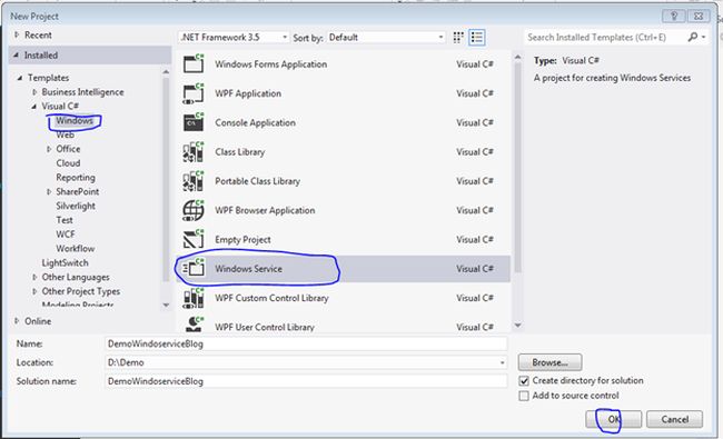 Windows Services in C#