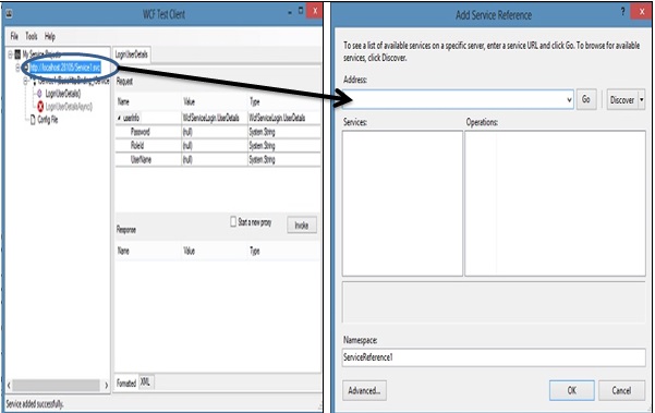 ASP.Net Web Application Using WCF