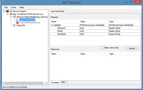 ASP.Net Web Application Using WCF