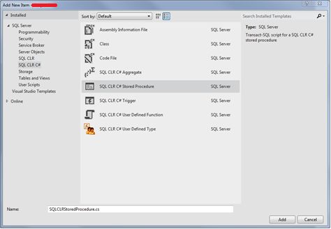 Using CLR With SQL Server 2012