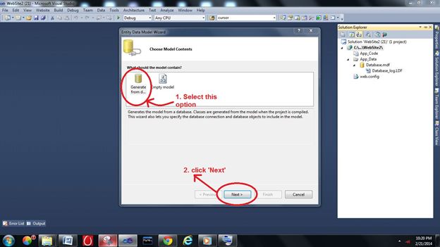 Work With Gridview Using Entity Framework