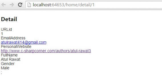 Using Partial Class Instead Of Model Class In Aspnet Mvc