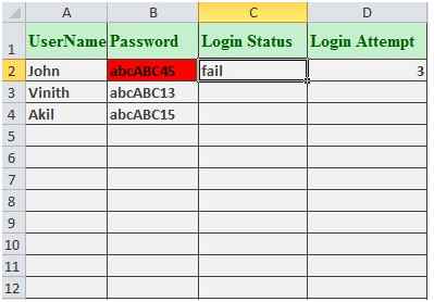 Create Login Application In Excel Macro Using Visual Basic