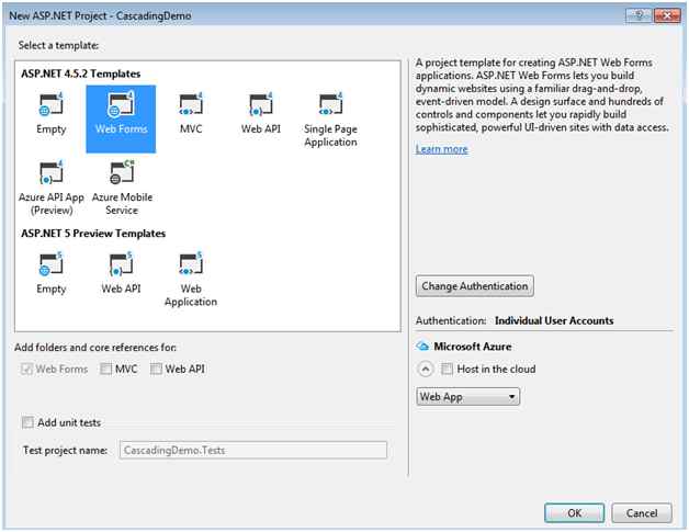 Cascading DropDownList In ASP.NET