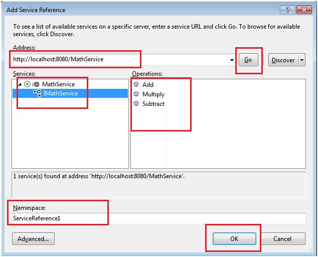 Proxy Class For The WCF Service