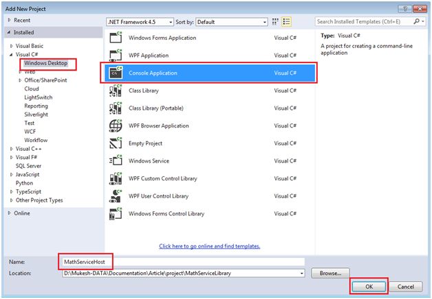 WCF Service Self Hosting And Consuming With Windows Application