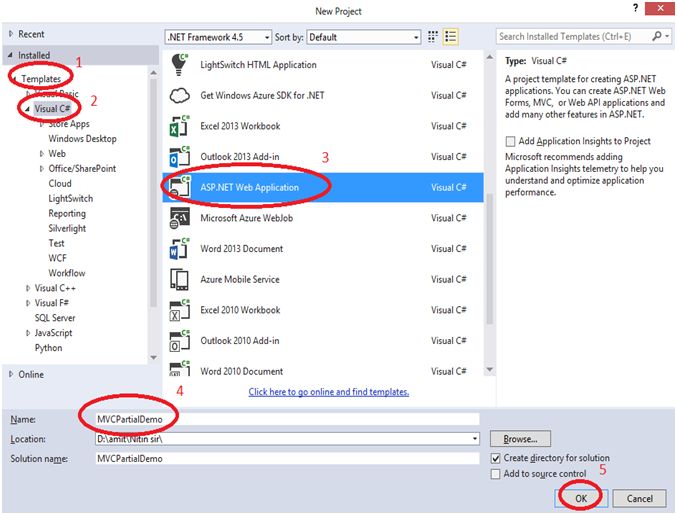 Using Partial Views In ASP.NET MVC 5.0: Part 7