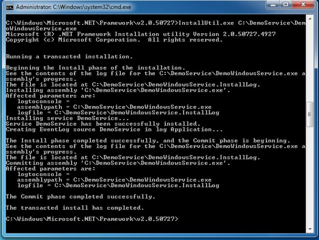 How to Install or Uninstall a Windows Service