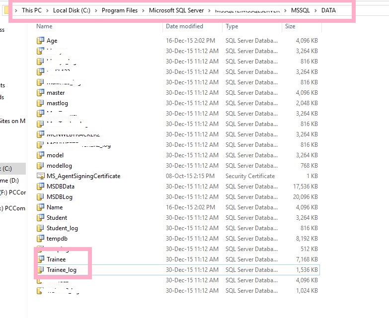 How To Export Sql Server Database As Mdf File