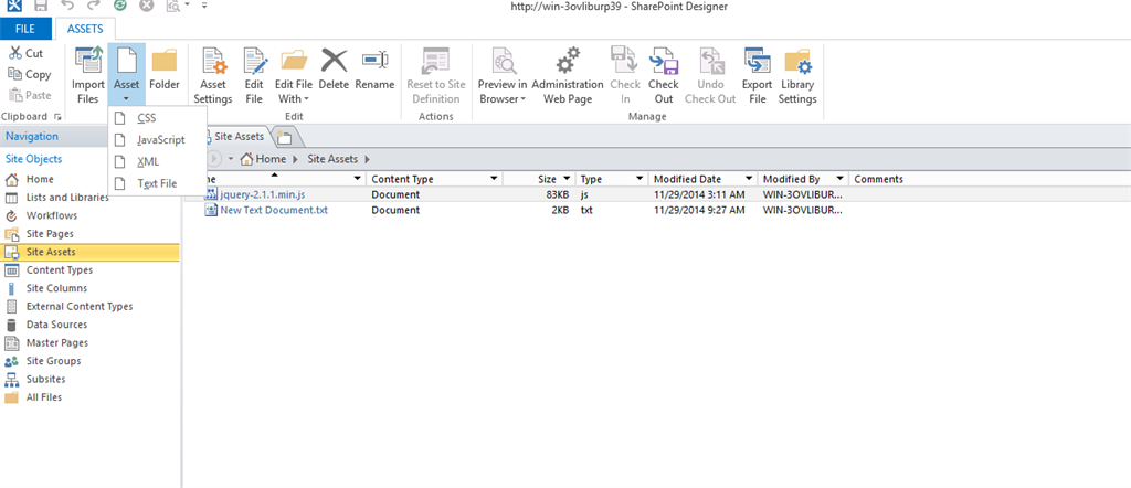 Create a List in SharePoint 2013 Using JavaScript