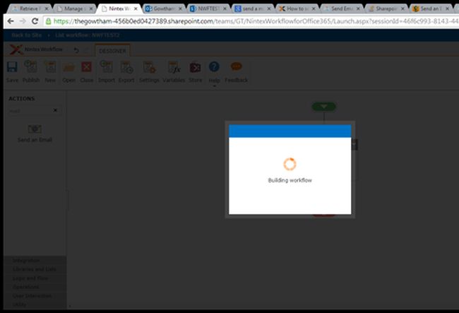 Nintex Workflow Send An Email Using Sharepoint 2013 Or Office 365