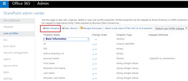 Create Custom User Profile Property In SharePoint Online