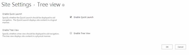 Enable Tree View in SharePoint
