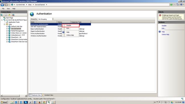 Enable/Disable the Anonymous Authentication For SharePoint Web ...