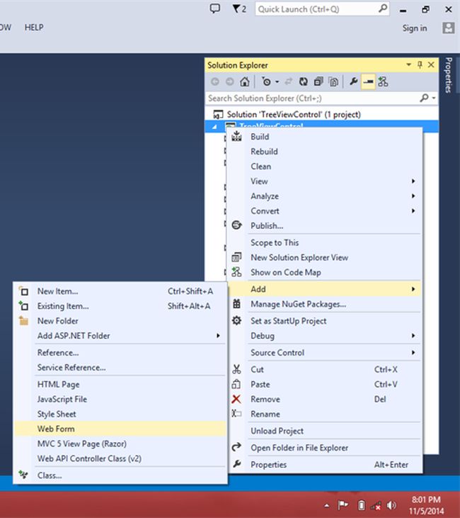 TreeView Control In ASP.NET