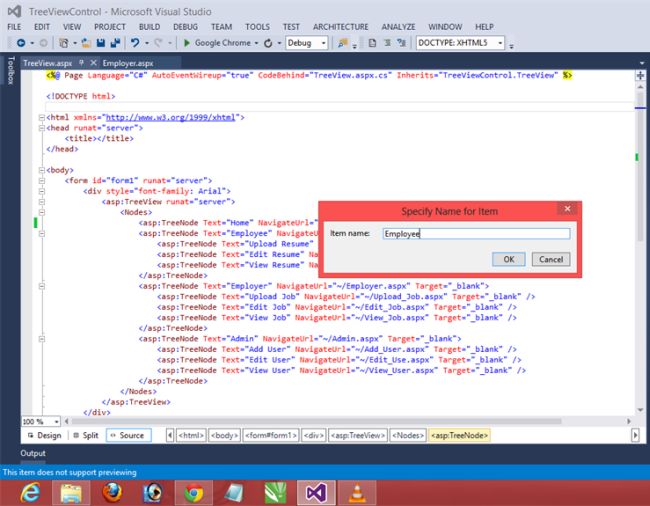 TreeView Control In ASP.NET