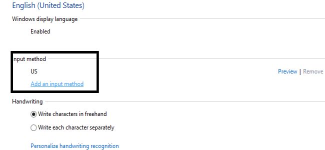 Enable and Add New Input Method in On Screen Keyboard of Windows 8