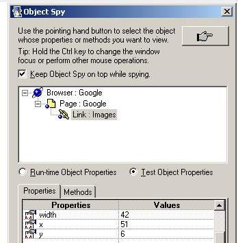Viewing Object Properties and Operations Using the Object Spy