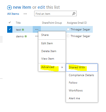 How To Set Item Level Permissions In SharePoint List/Library