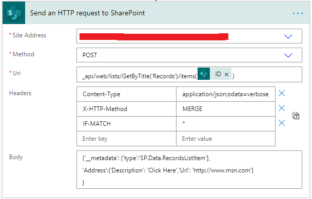 How To Update Hyperlink Fields With Url And Description Using Microsoft Flow
