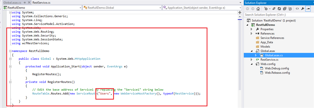 Create Restfull Service in C# and Get Data in HTML Page using JQuery