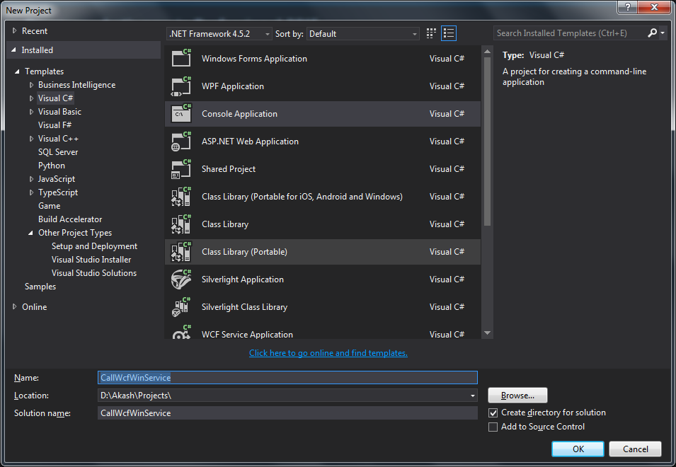 How to Create and Consume a WCF Windows Service