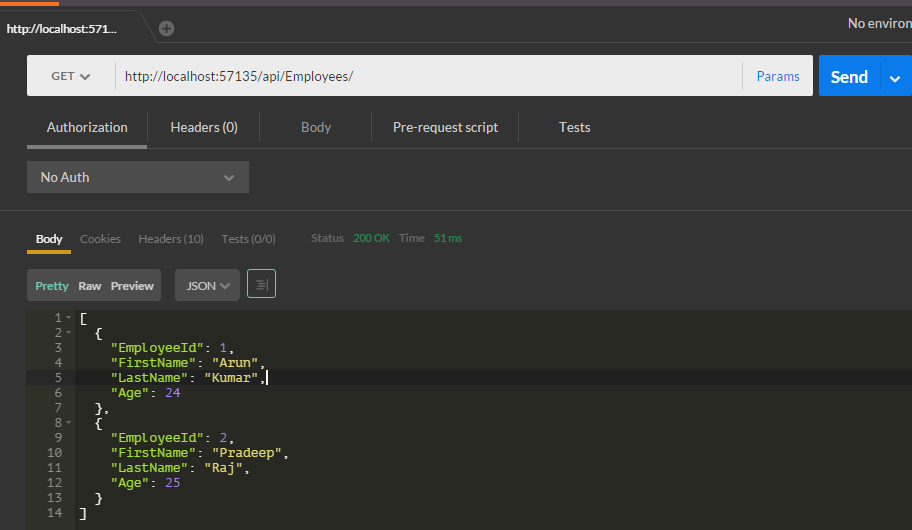 Get the JSON in Console Application Using HttpClient Get the JSON in Console Application Using HttpClient