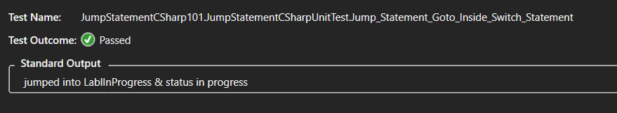 C Jump Statements 