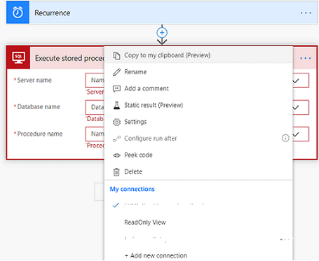 Microsoft Flow With SQL Server