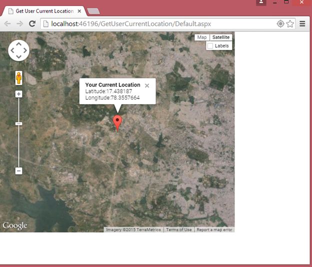 User Current Location on Google Map using GeoLocation API in Website