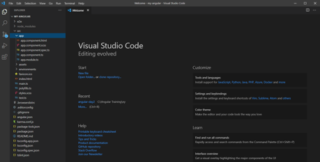 Configuring Angular In VS Code